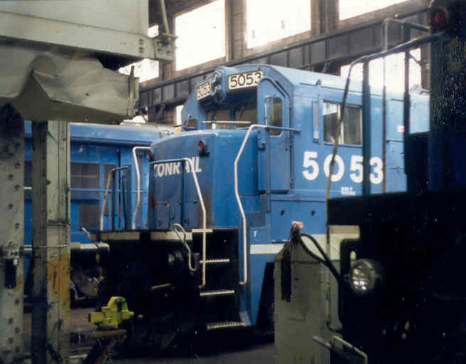 CR 5053 in A Bay Conrail Juniata Shop